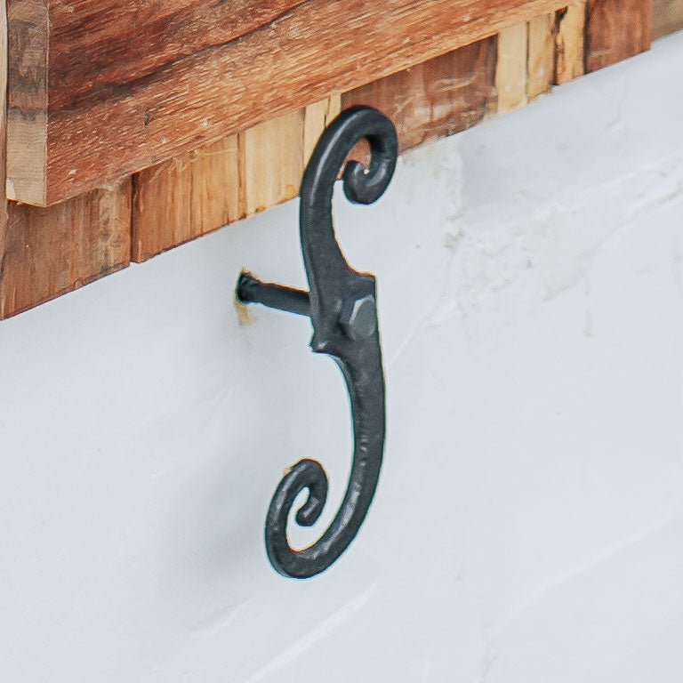 Solid Bronze Textured Shutter S-Dog – Iron Valley Hardware
