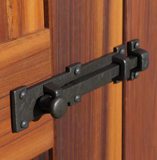 Solid Bronze Textured Shutter Slide Bolt – Iron Valley Hardware