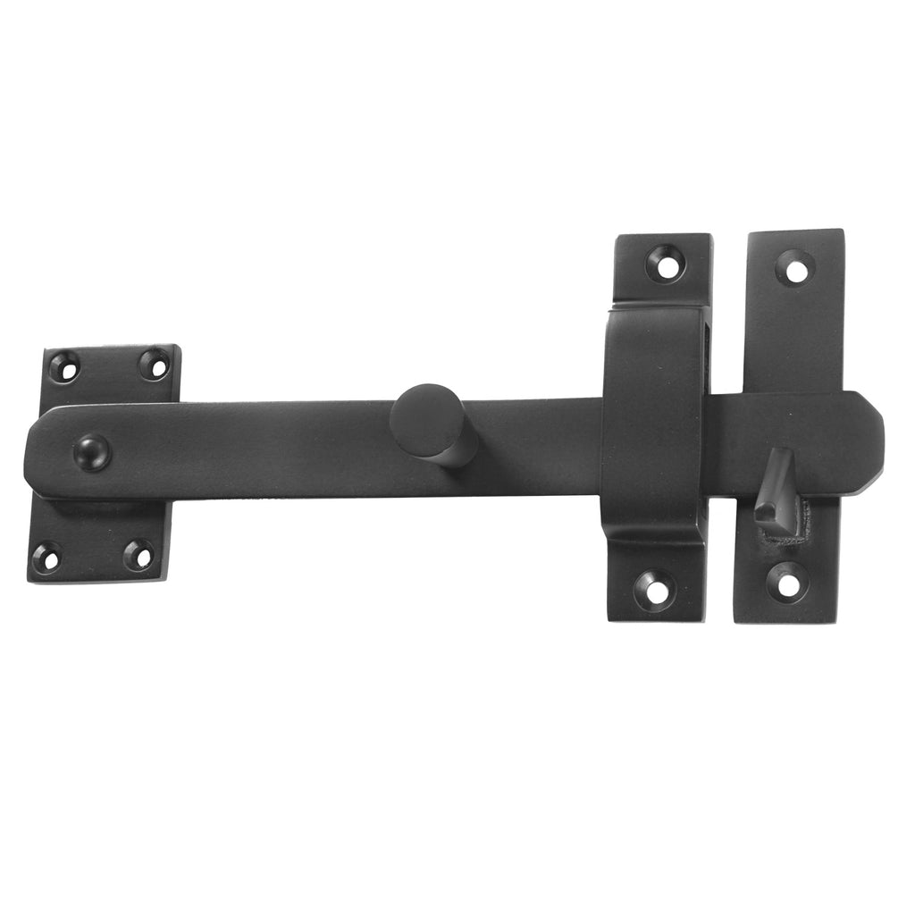 Solid Bronze Drop Bar with Knob - Oil-Rubbed Bronze – Iron Valley Hardware